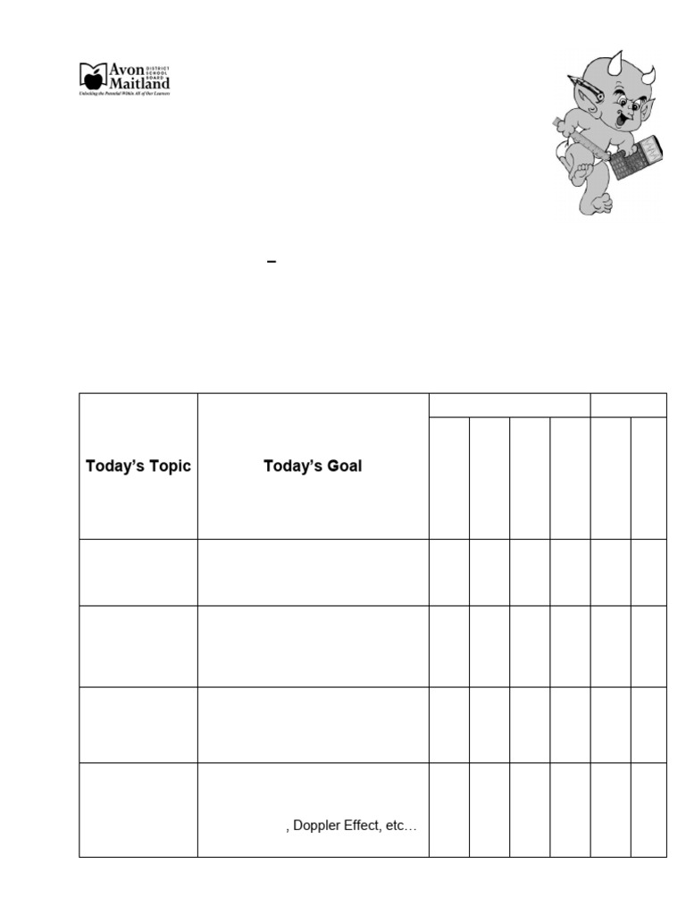 SPH 3U Unit 6 Journals | PDF | Harmonic | Sound