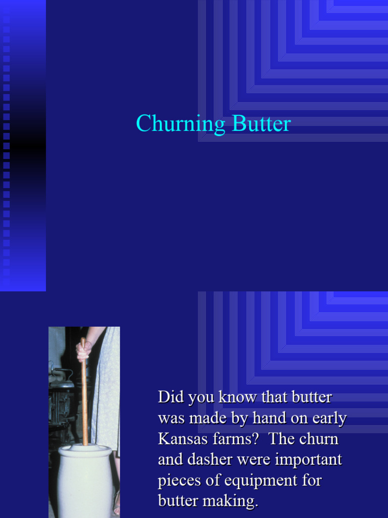 Farm Churning Butter | PDF | Butter | Milk