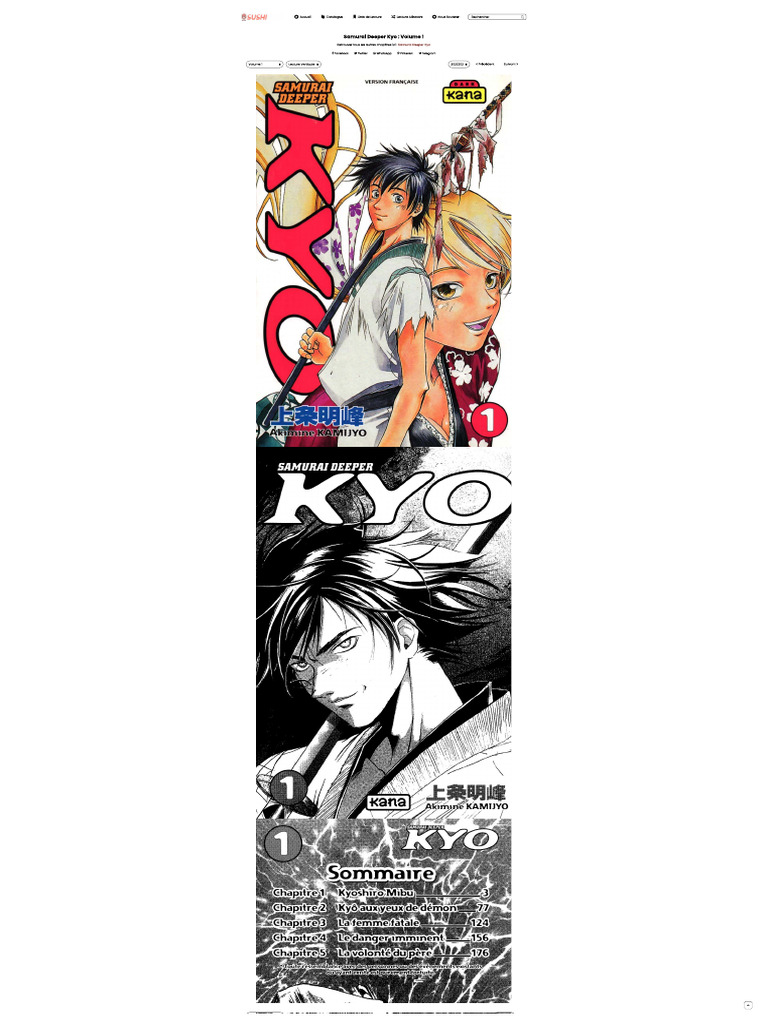 Samurai Deeper Kyo - Volume 1 - Sushi-Scan | PDF