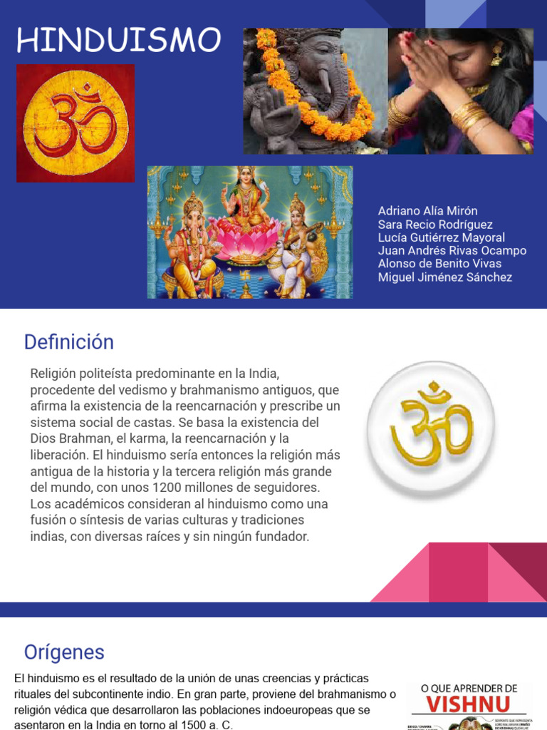 Introducción al Hinduismo: Orígenes y Creencias | PDF | Creencia ...