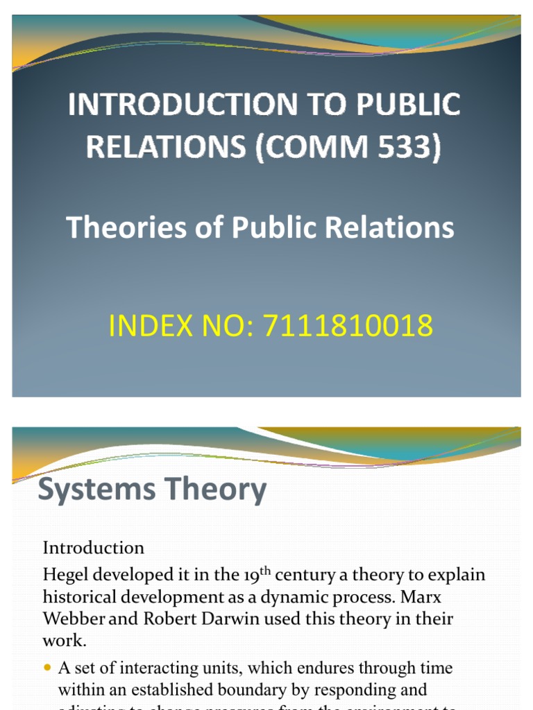 Systems Theory | PDF