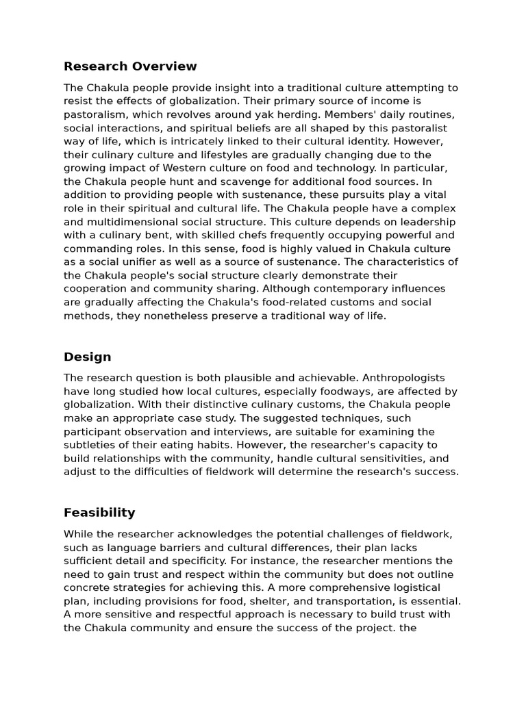 Chakula Culinary Culture and Globalization | PDF | Anthropology | Data