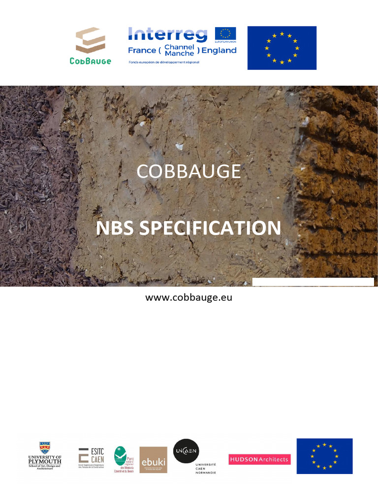 NBS Specification CobBauge Walling System - EN 1 | PDF | Plaster | Building Engineering