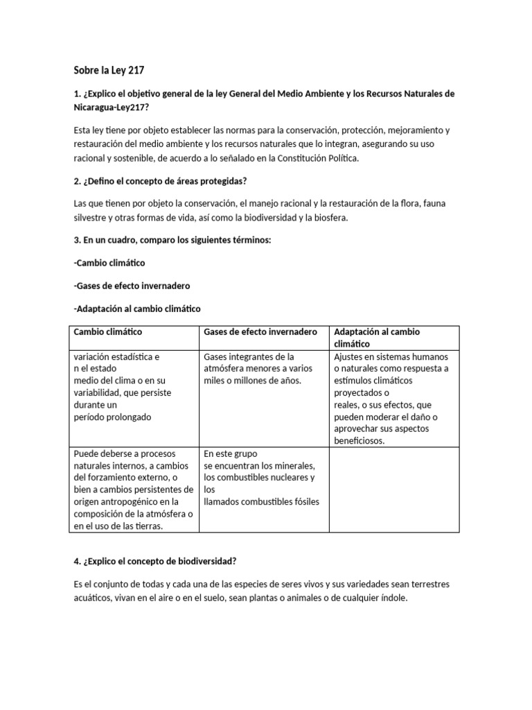 Sobre La Ley 217 Todas | PDF | Entorno natural | Fauna