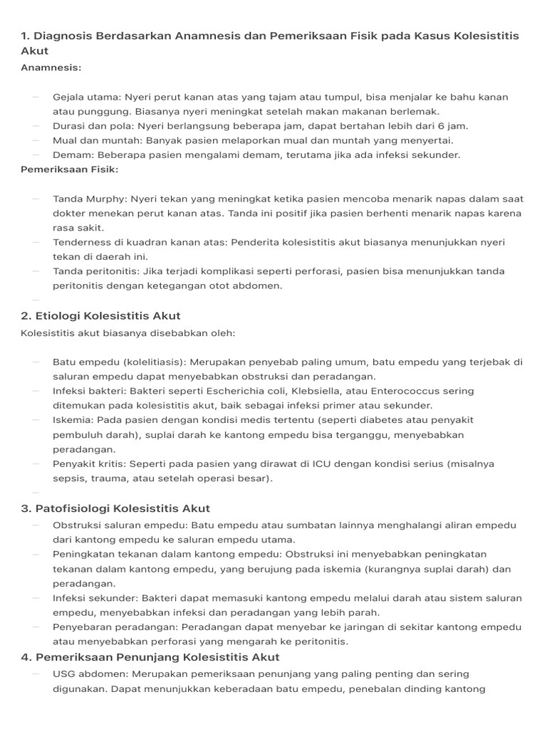 Diagnosis Berdasarkan Anamnesis Dan Pemeriksaan Fisik Pada Kasus | PDF