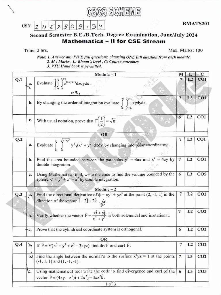 BMATS201 Regular Paper | PDF