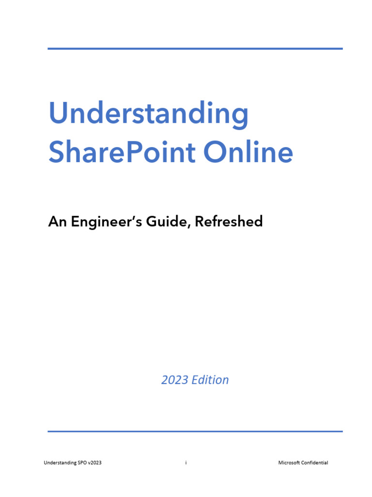 Understanding SharePoint Online v2 | PDF | Share Point | Microsoft Azure