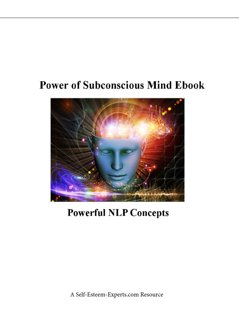 Power of Your Subconscious Mind PDF | PDF | Mind | Neuro Linguistic ...