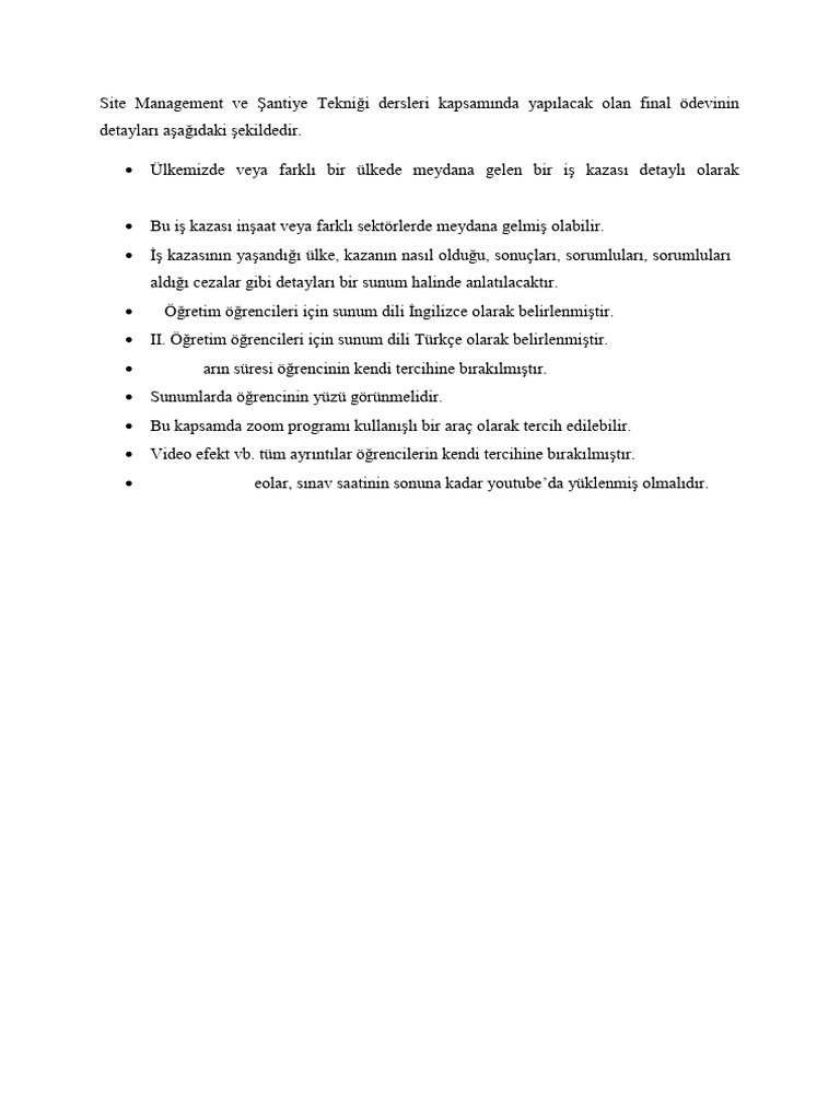 Site Management Final Odevi | PDF