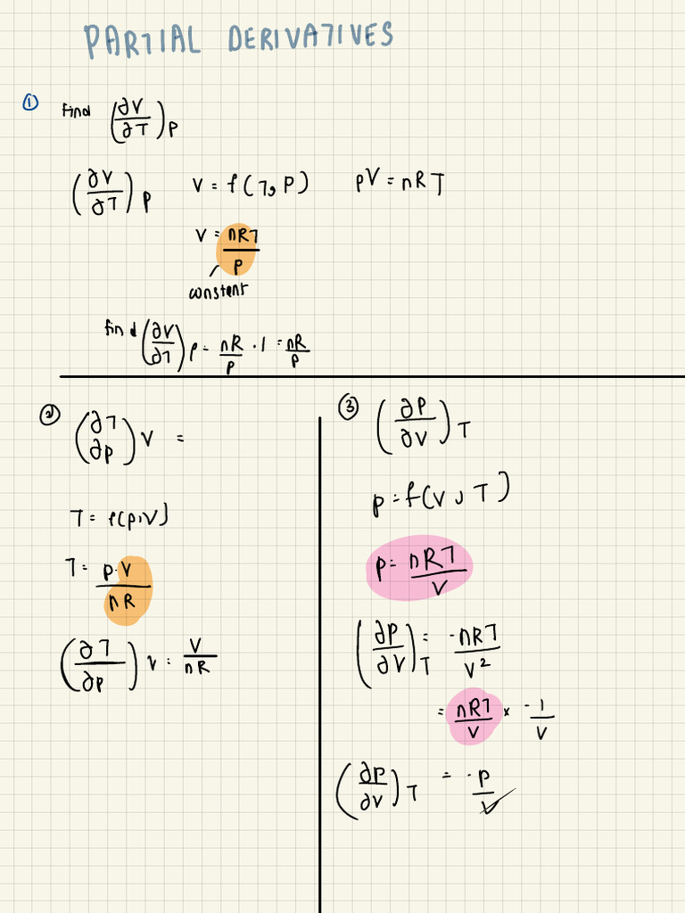 Lecture 3 - Partial Derivatives | PDF | Tangent | Calculus