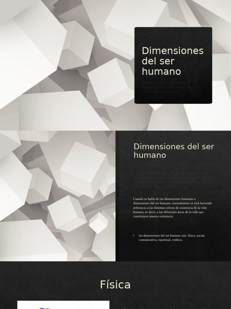 Dimensiones del Ser Humano: Claves | PDF | Humano | Vida