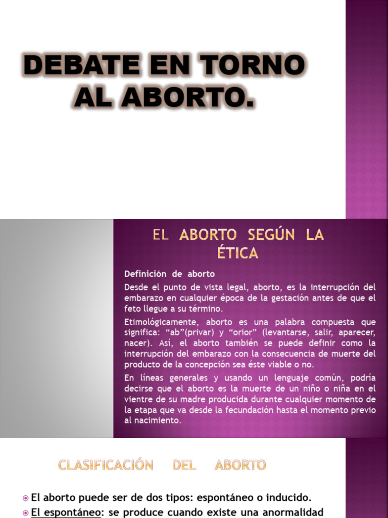 El Aborto | PDF | Aborto | El embarazo