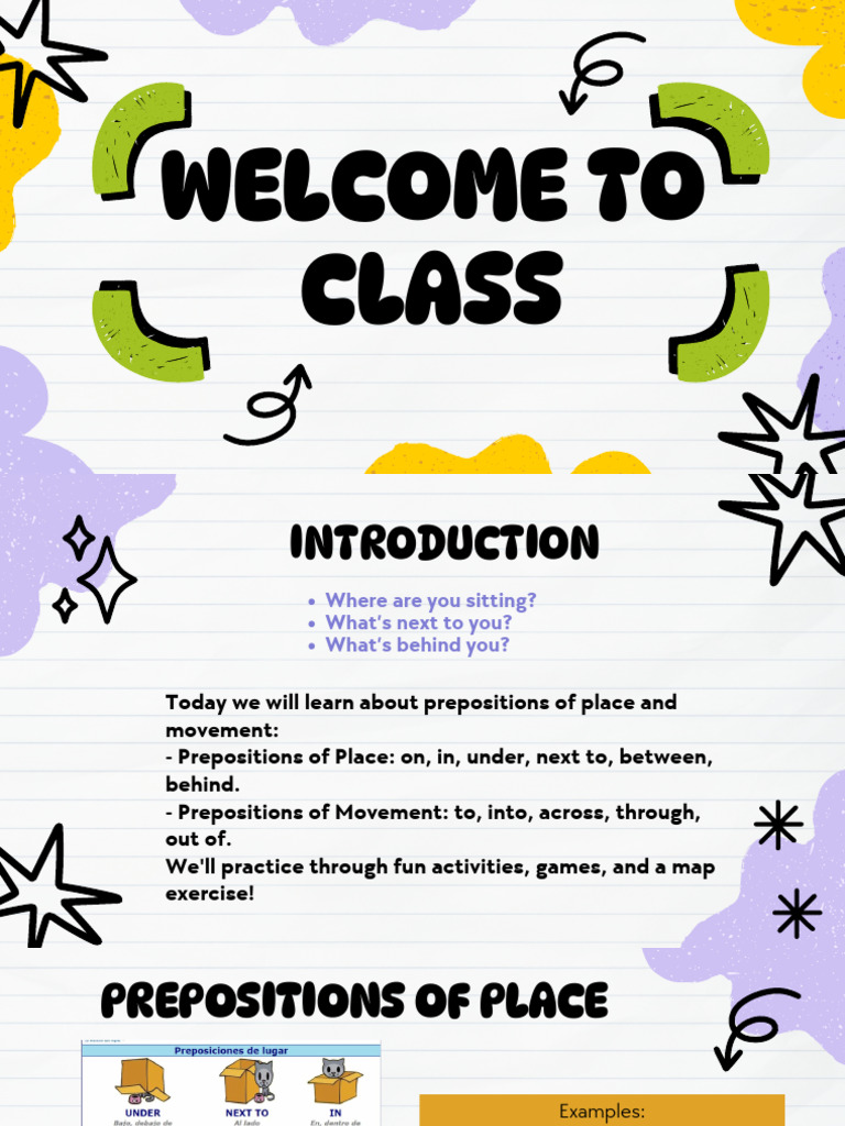 Welcome To Class | PDF