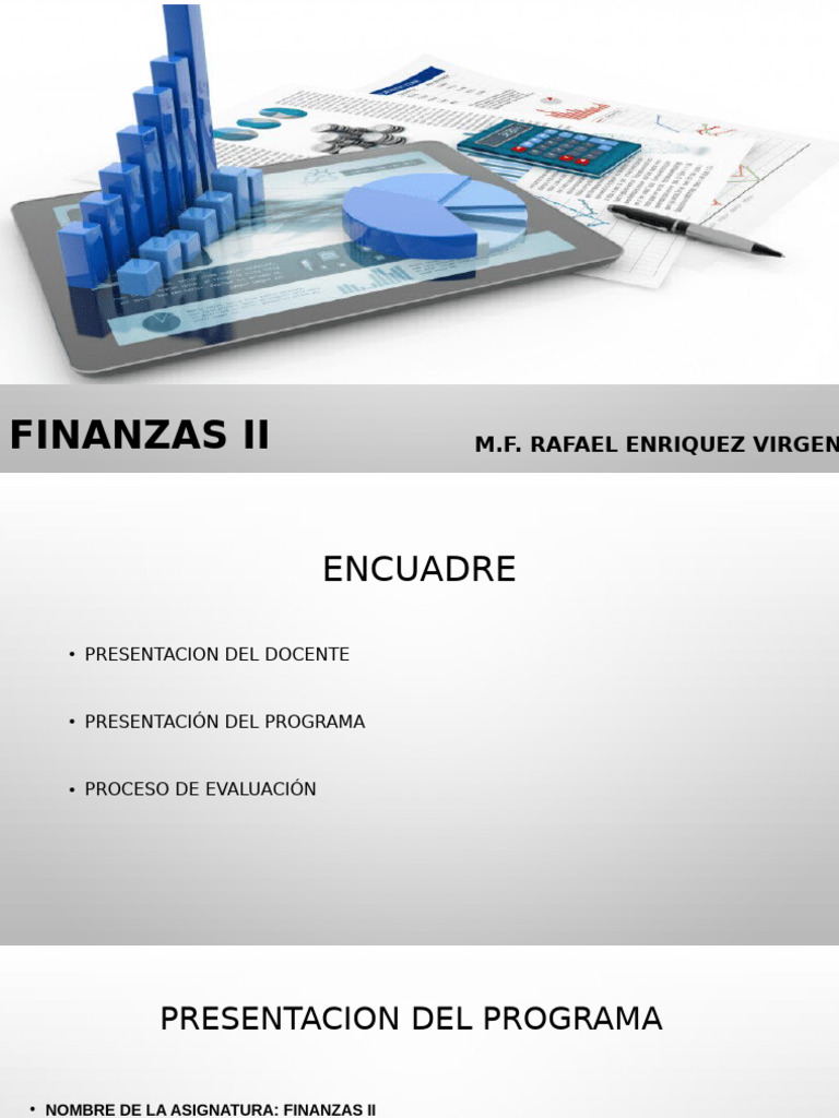 Admon Financiera Encuadre | PDF