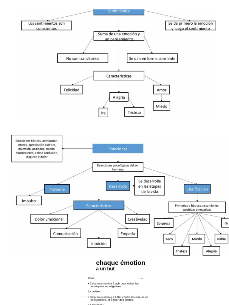 Carte conceptuelle des émotions | PDF
