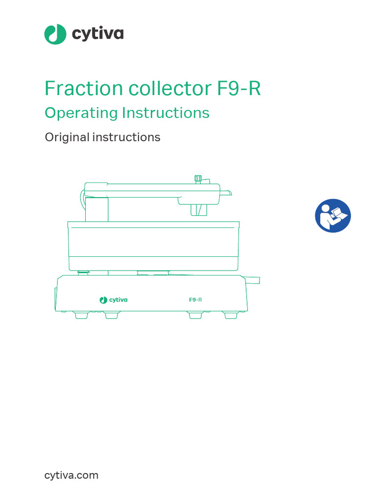 GE AKTA F9-R Fraction Collector Manual - Marshall Scientific | PDF ...
