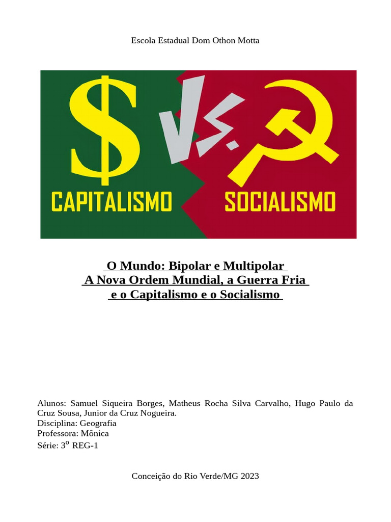 Mundo Bipolar e Multipolar | PDF | Guerra Fria | União Soviética