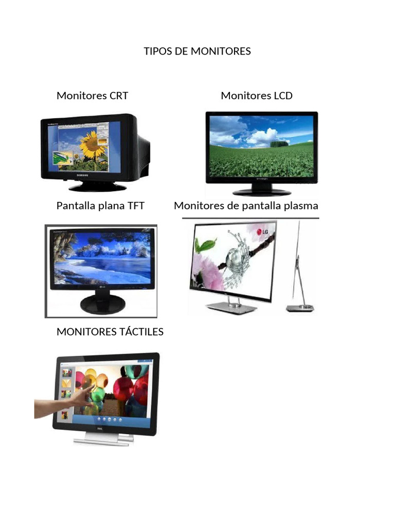 Tipos de Monitores | PDF