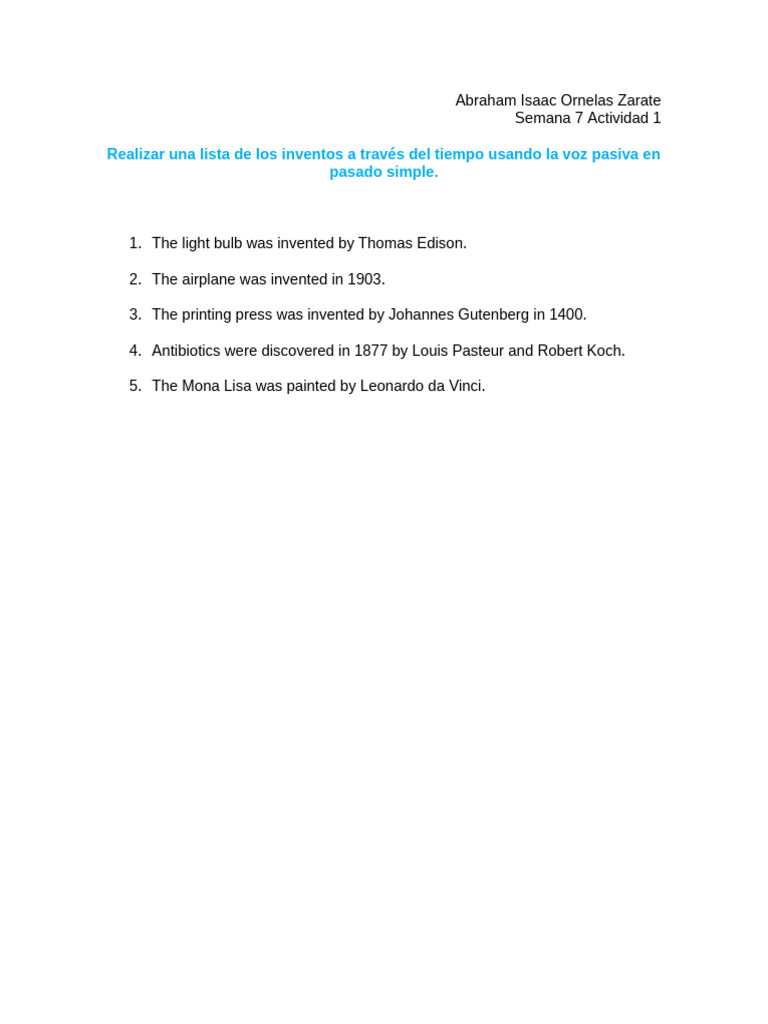 Abraham Isaac Ornelas Zarate | PDF