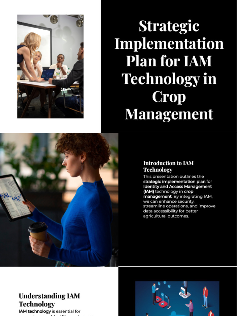 Slidesgo Strategic Implementation Plan For Iam Technology in Crop ...