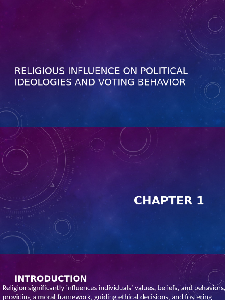 Religious Impact on Voting Behavior | PDF | Sampling (Statistics ...