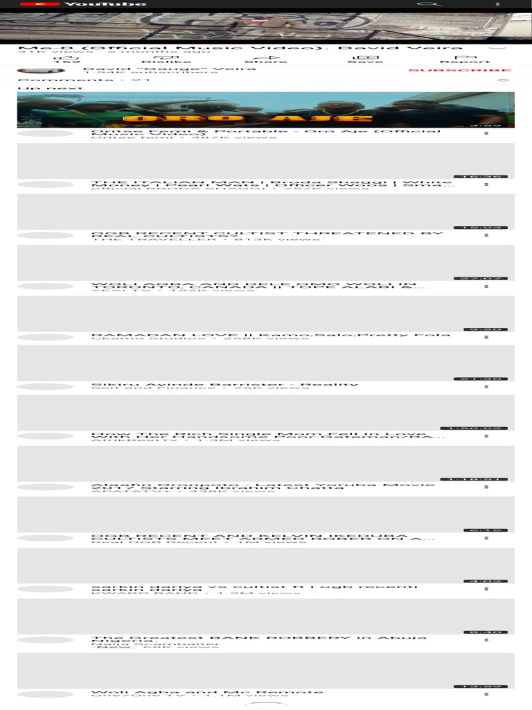 Me-0 (Official Music Video). David Veira - YouTube | PDF