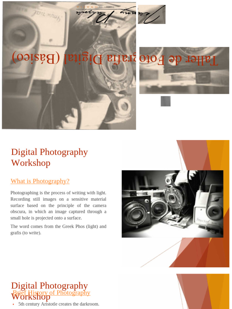 Presentation Photography Workshop | PDF | Digital Camera | Camera