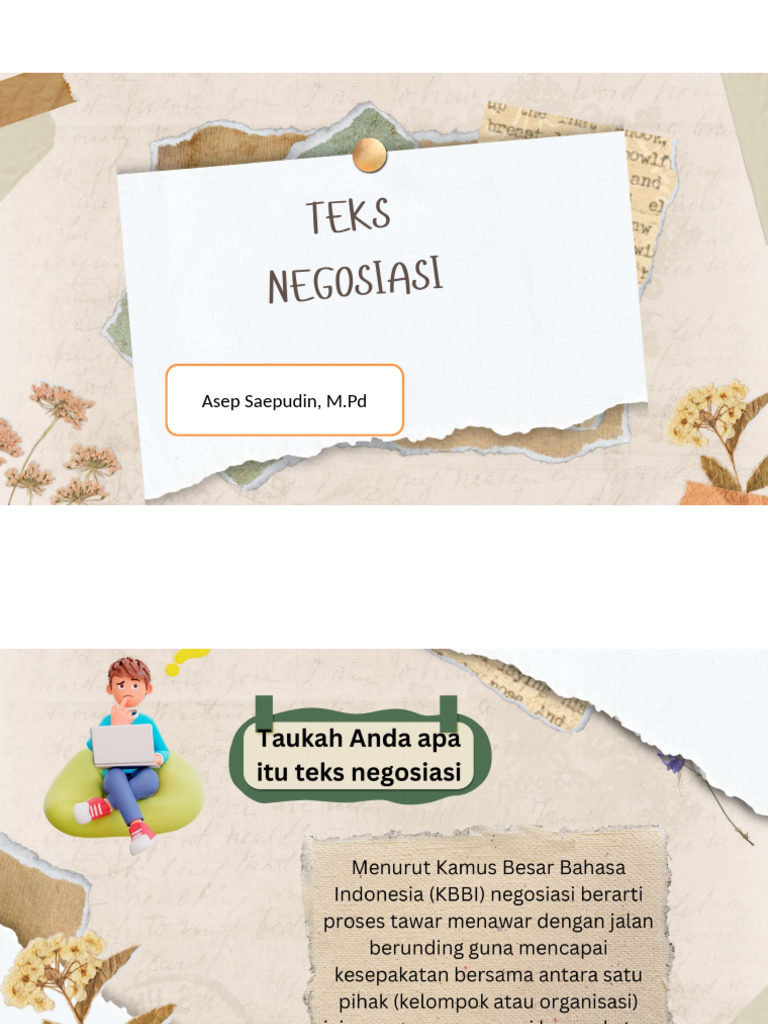 TEKS Negosiasi P2 | PDF