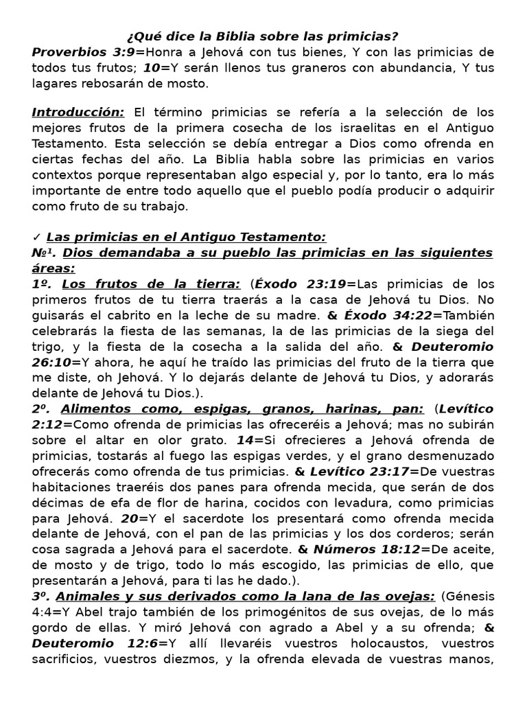Estudio Sobre Las Primicias | PDF | Cristo (título) | La resurrección ...