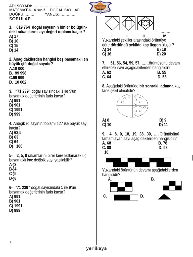 Sayilar Konupektrme 3 | PDF
