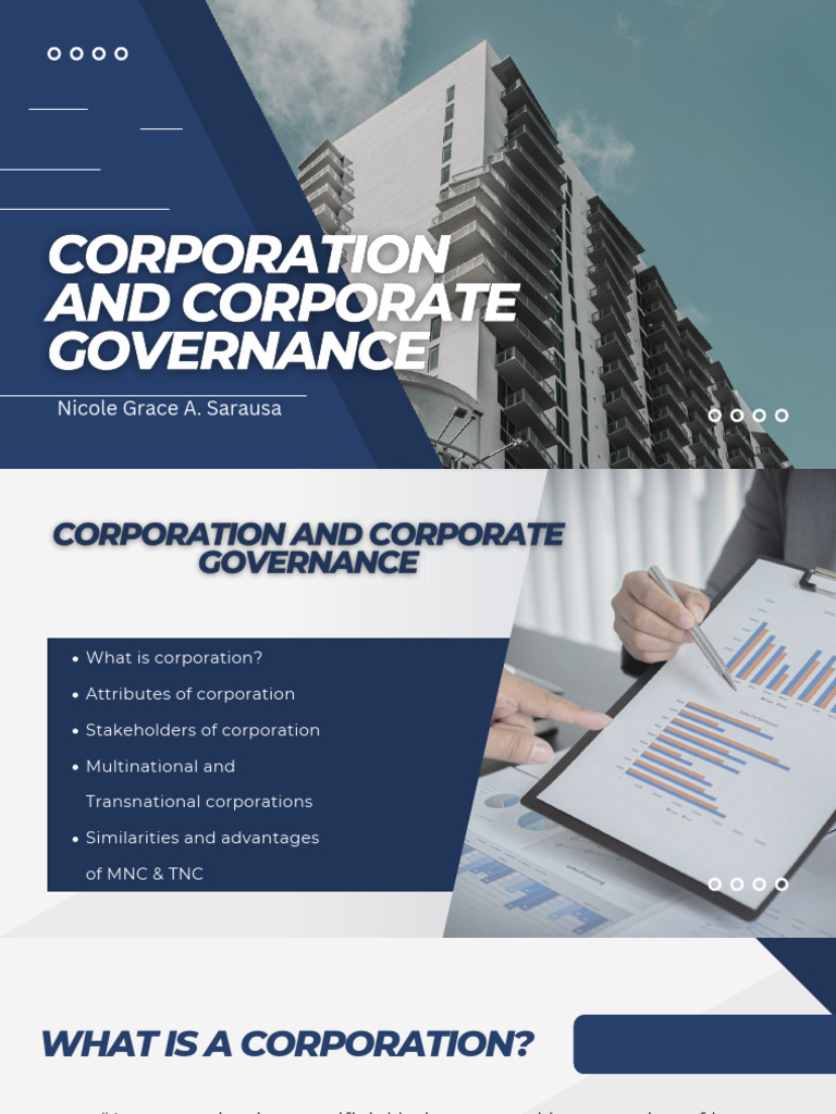 Good-Gov-1 | PDF | Multinational Corporation | Corporations