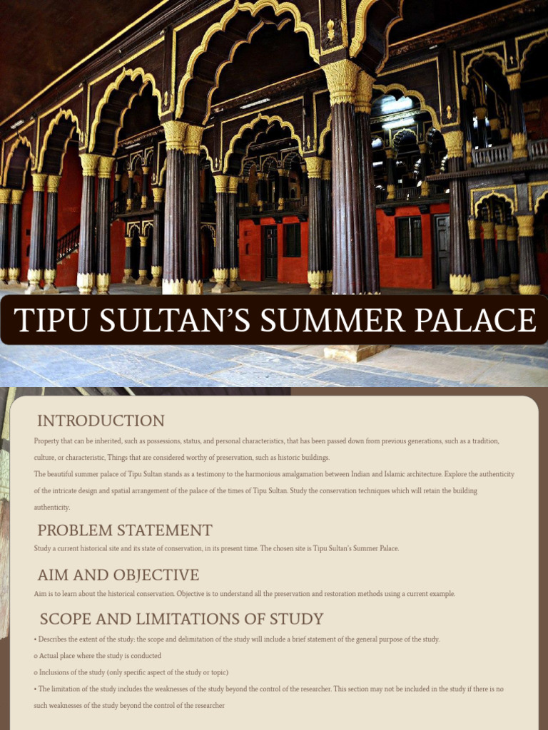 Architecture and Significance of Tipu Sultan's Palace | PDF | Cultural ...