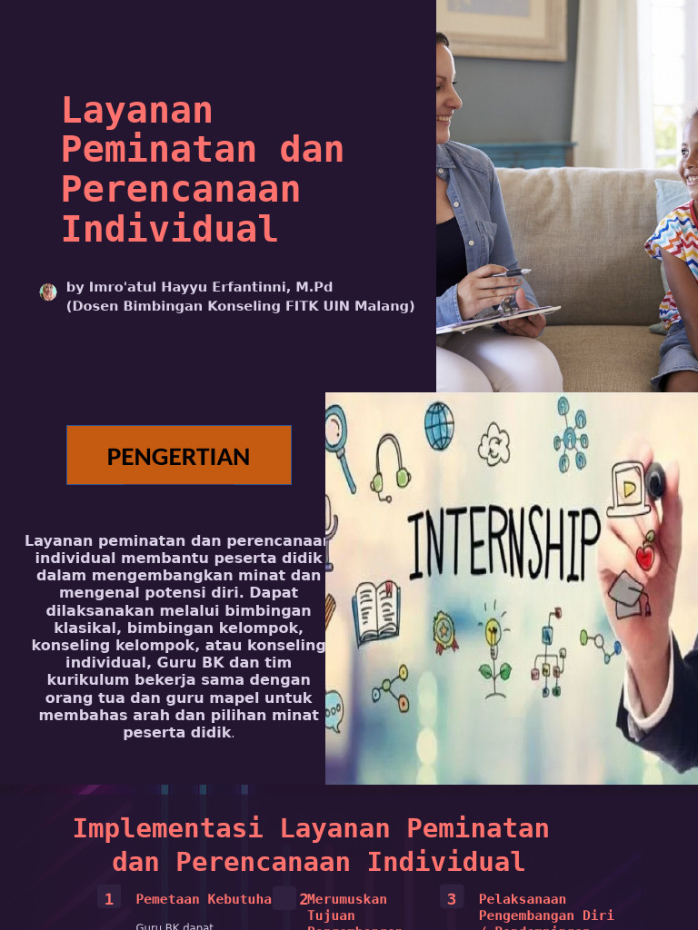 Layanan Peminatan Dan Perencanaan Individual | PDF