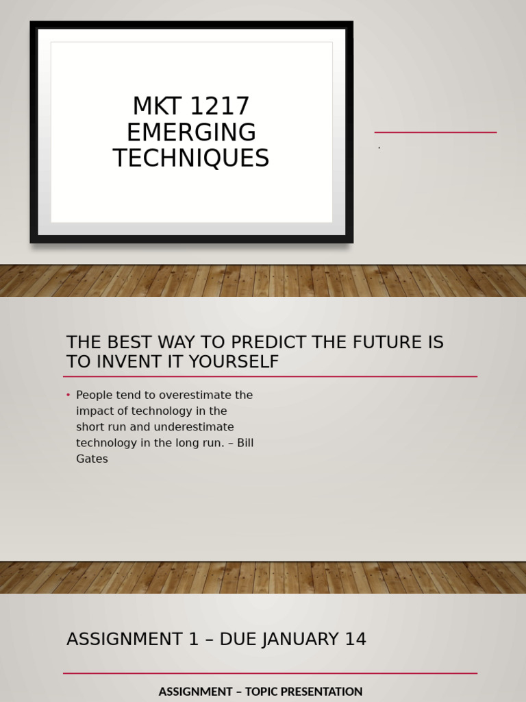 Emerging Techniques Lecture 1 | PDF | Artificial Intelligence ...