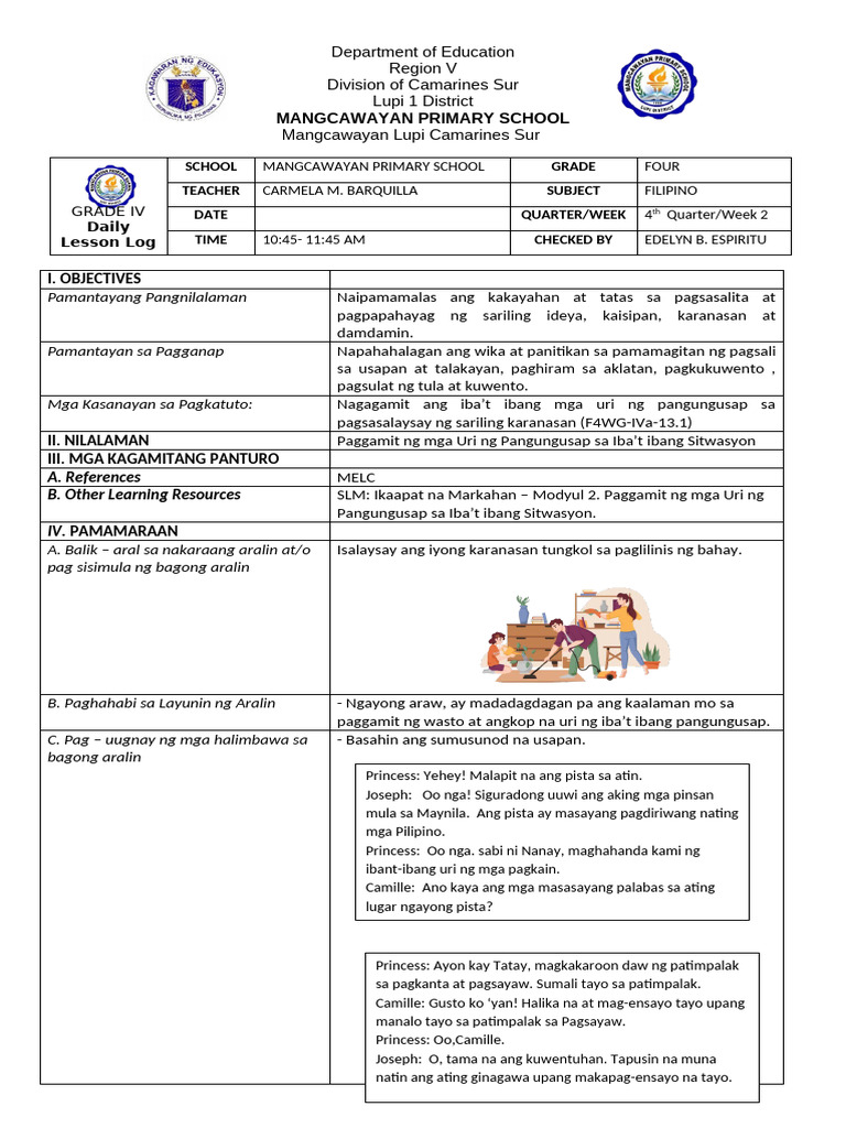 Cot 4th Quarter | PDF