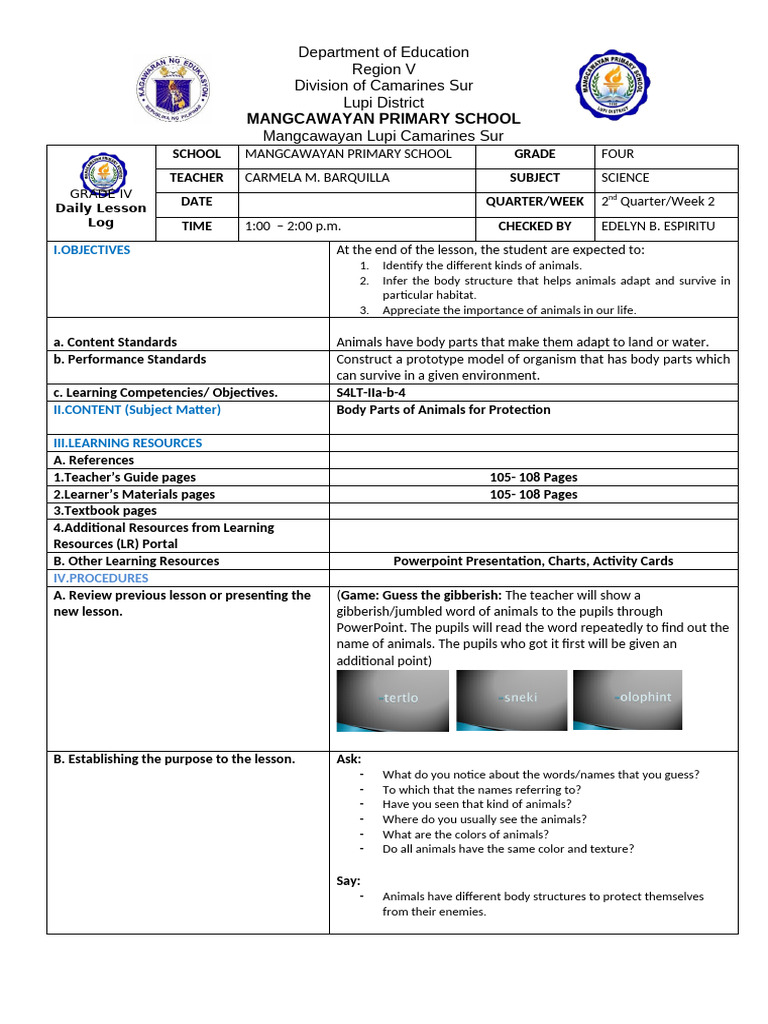 Cot 2nd Quarter | PDF | Camouflage | Learning
