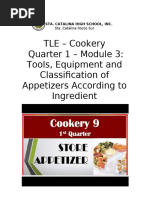 APPETIZERS Detailed Lesson Plan | PDF | Hors D'oeuvre | Food And Drink