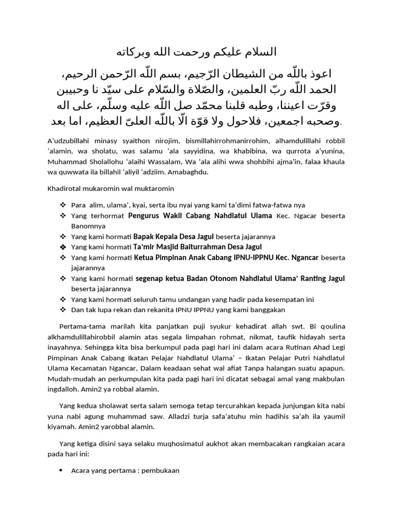 MC Rutinan Pac - PR Jagul | PDF