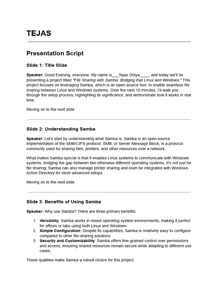 Final Script Pdf Sudo Computer File