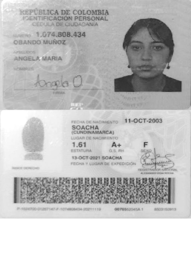 Cédula Angela | PDF