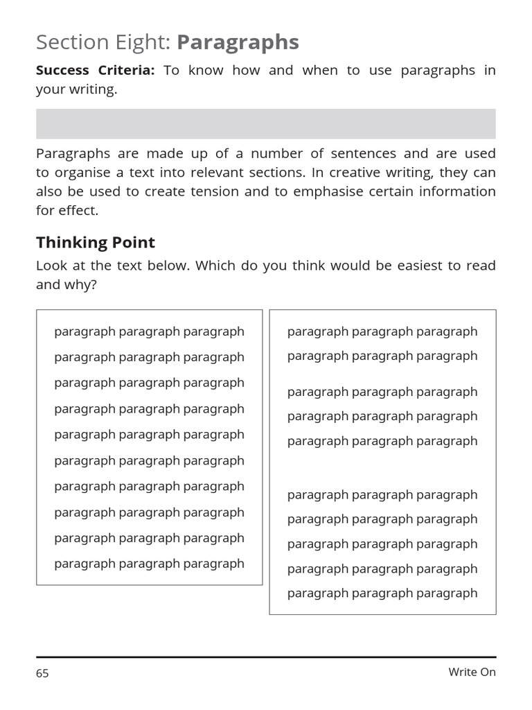 Writing Intervention Booklet - BW - Single Pages | PDF