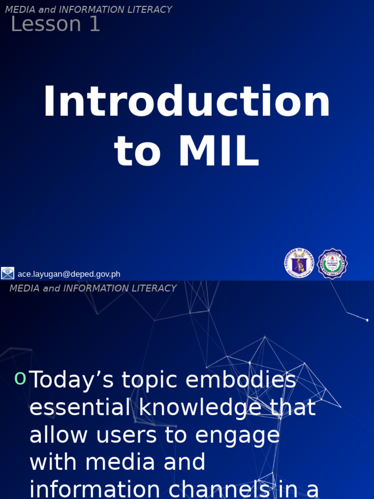 Introduction to MIL(lec) | PDF | Information Literacy | Information