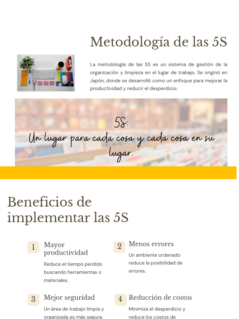 Metodología 5 S | PDF