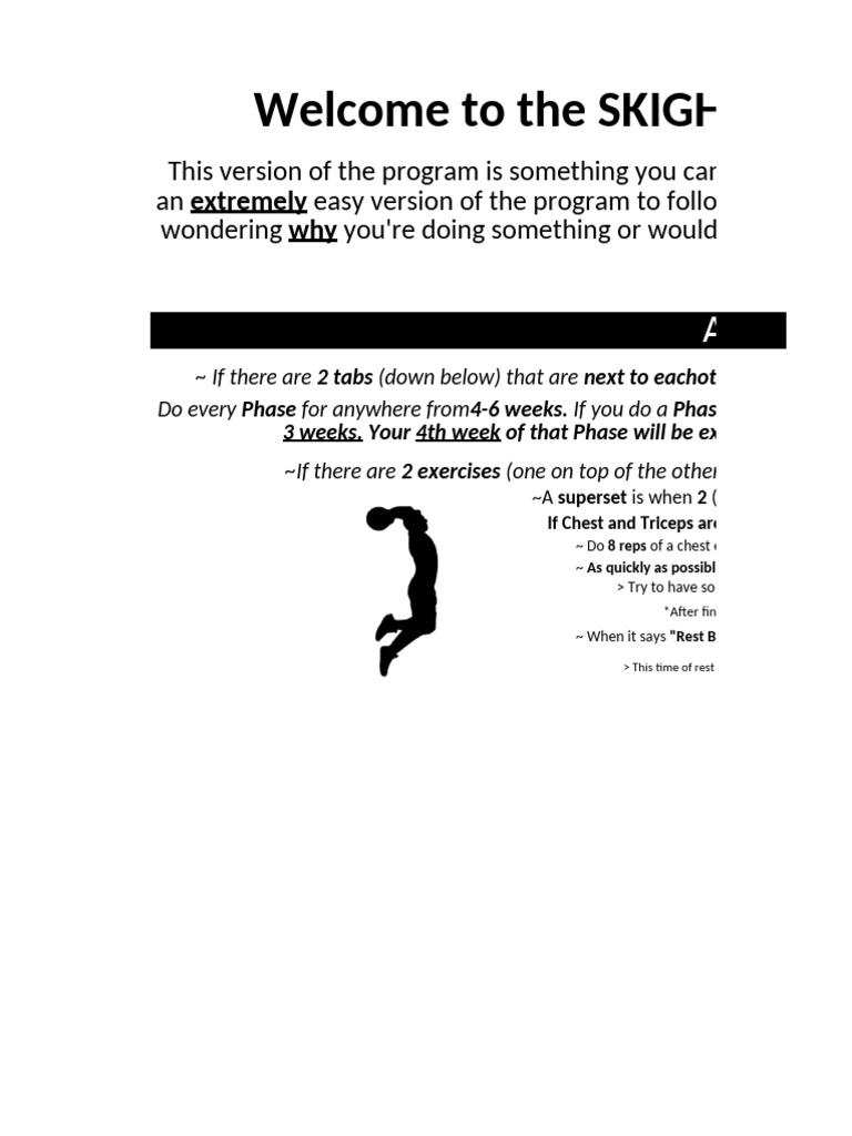 Elite Workouts Excel Spreadsheet | PDF | Strength Training | Weight ...