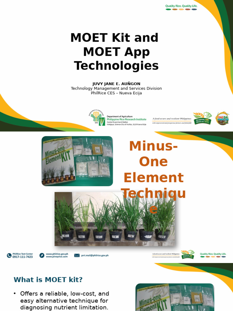 16. Minus One Element Technique Technologies (WIDE) | PDF | Soil ...