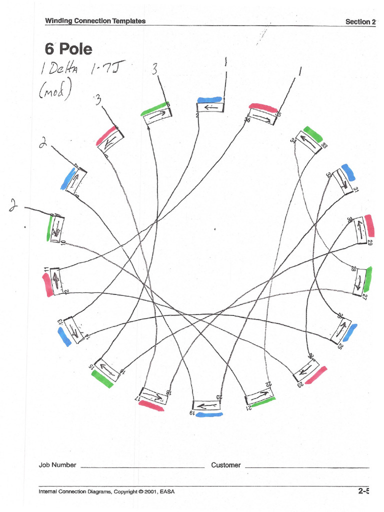 6 Pole Delta 1 Circuit 1-7J | PDF