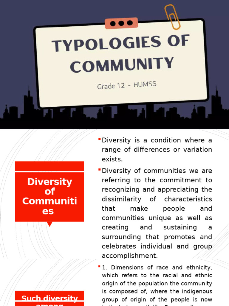 Typologies of Community | PDF | Community | Social Psychology