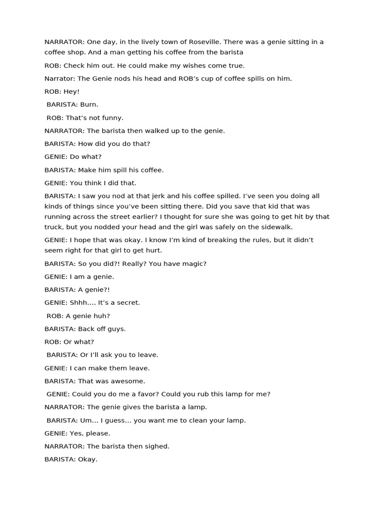 ENGLISH SCRIPT | PDF