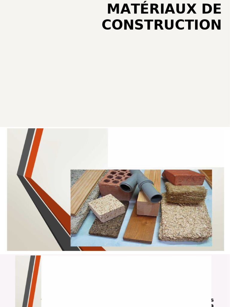 Matériaux de Construction | PDF | Ciment | Béton