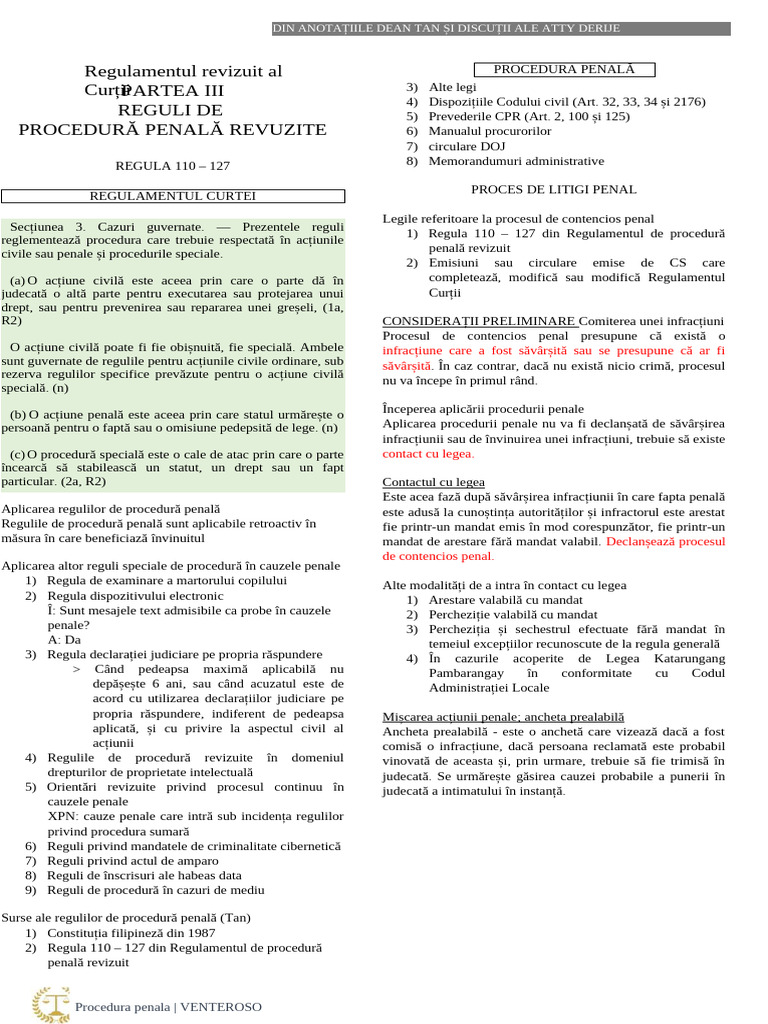 CrimPro (Dean Tan) (2022) | PDF